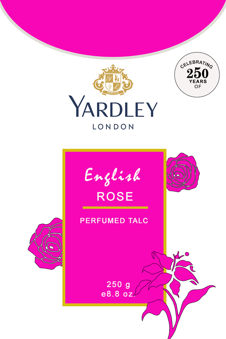 Yardley Talcum Powder Box Cover Design by Gayathiri Prakash on Dribbble