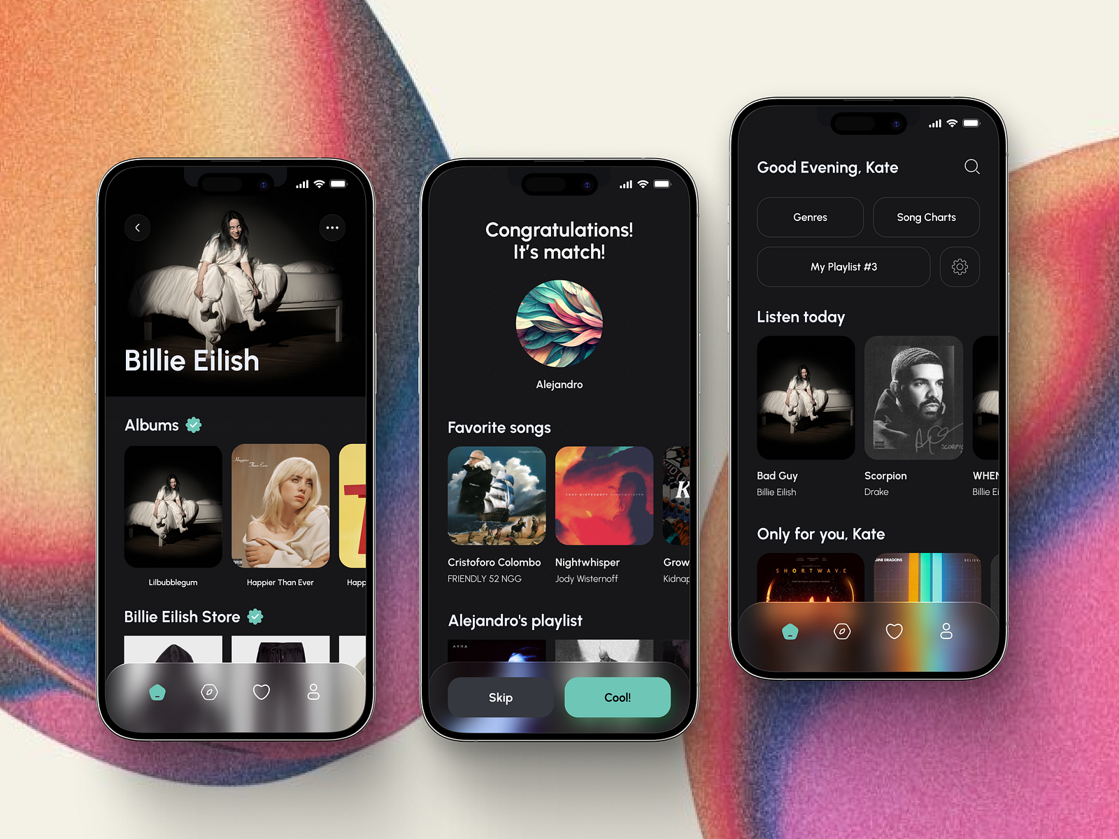 Music platform | UI/UX design by Alex Daniels on Dribbble