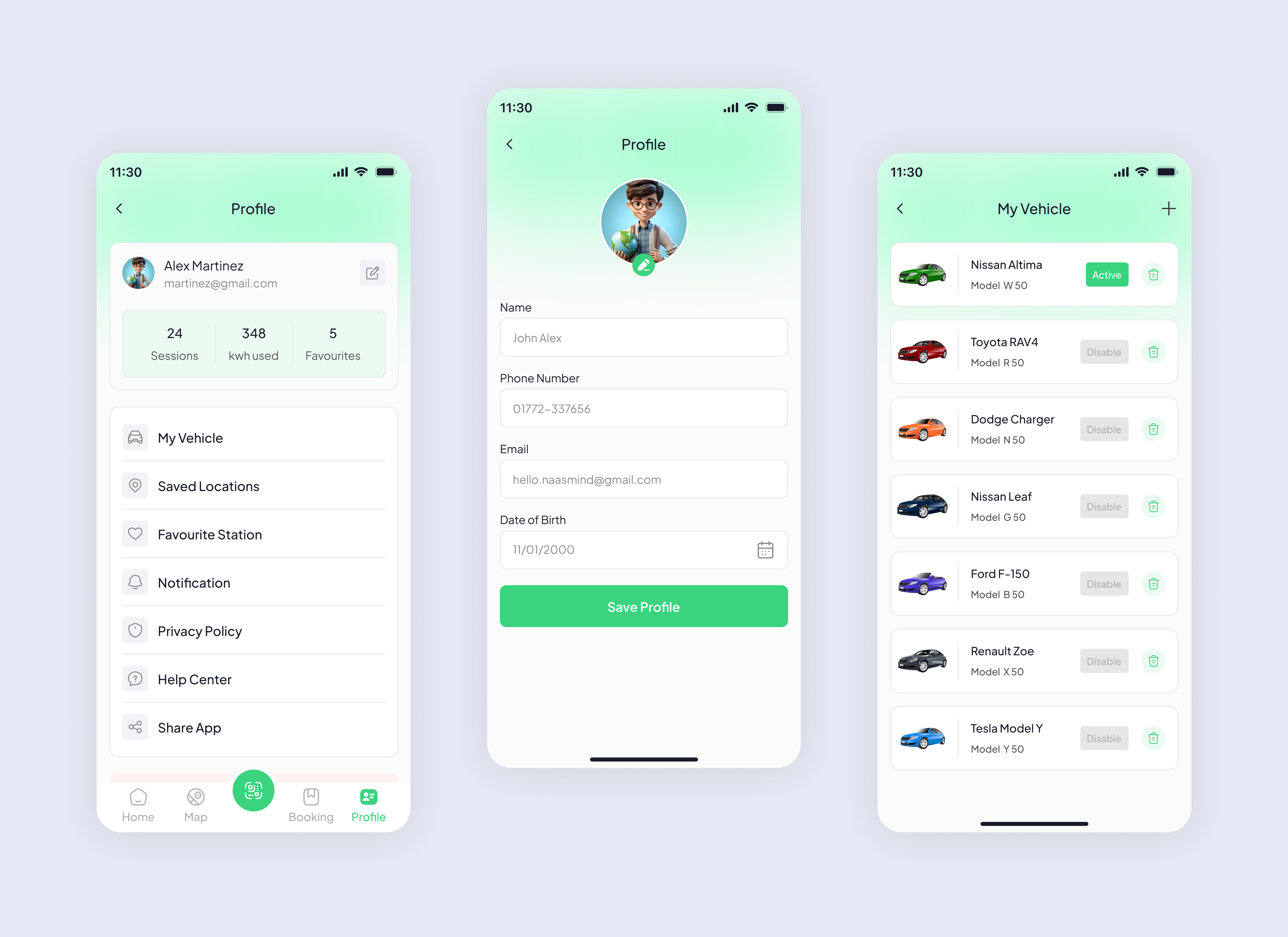 Smart EV Navigation & Charging Ecosystem UI/UX by Naasmind on Dribbble