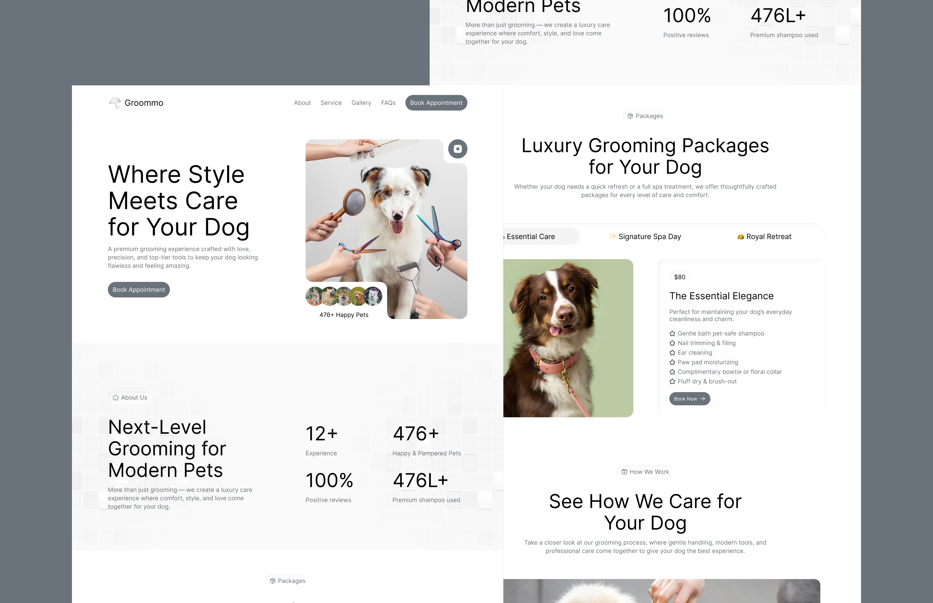 Grooming Website designs, themes, templates and downloadable graphic ...