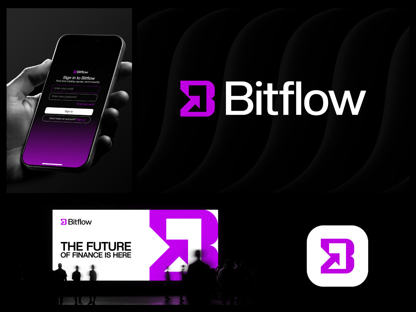 Bitflow™- Logo & Visual Identity by Arman on Dribbble