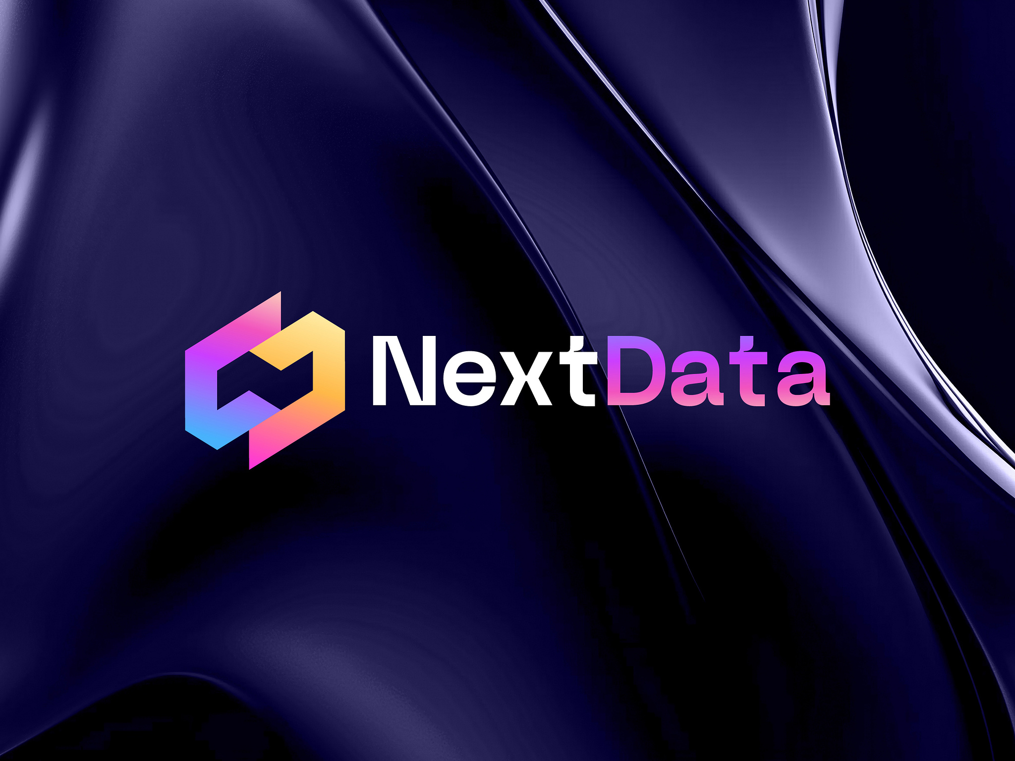 Modern abstract creative Data Flow - N Letter Logo Design by Eashin ...