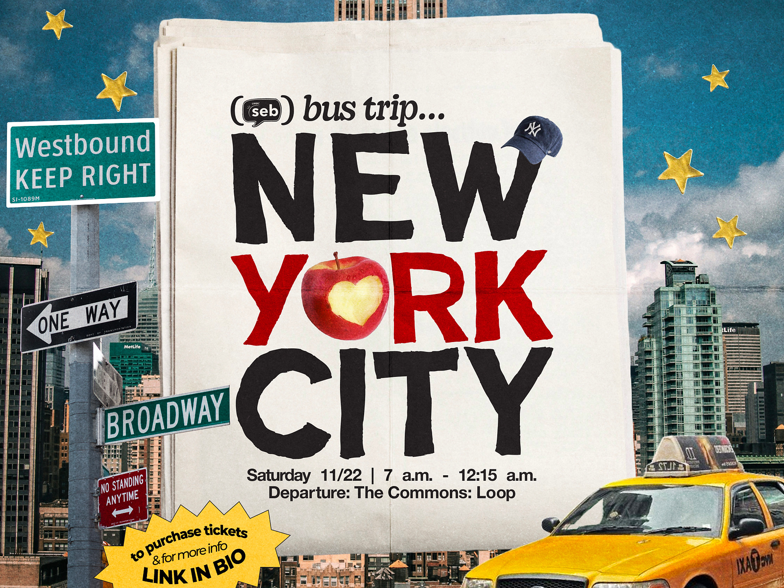 (seb) NYC Bus Trip IG Post by Jamie Tanseco on Dribbble