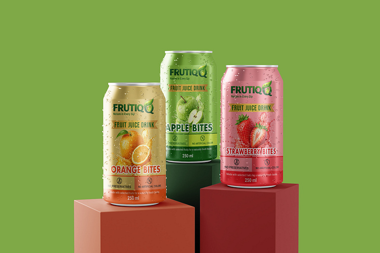 Fruit Flavored Juice Can Label & Branding Design by ABDUR RAZZAK on ...