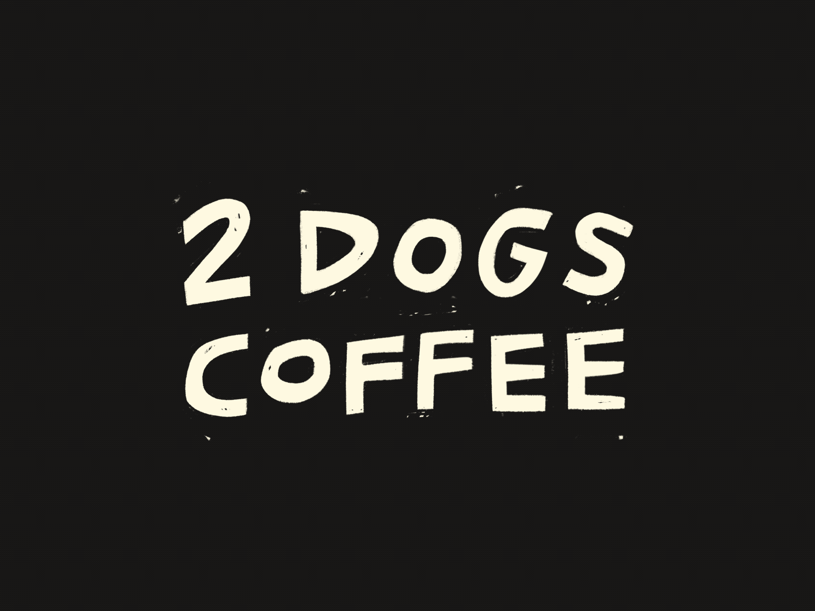 2 Dogs Coffee Branding by Jess Gerakinis on Dribbble