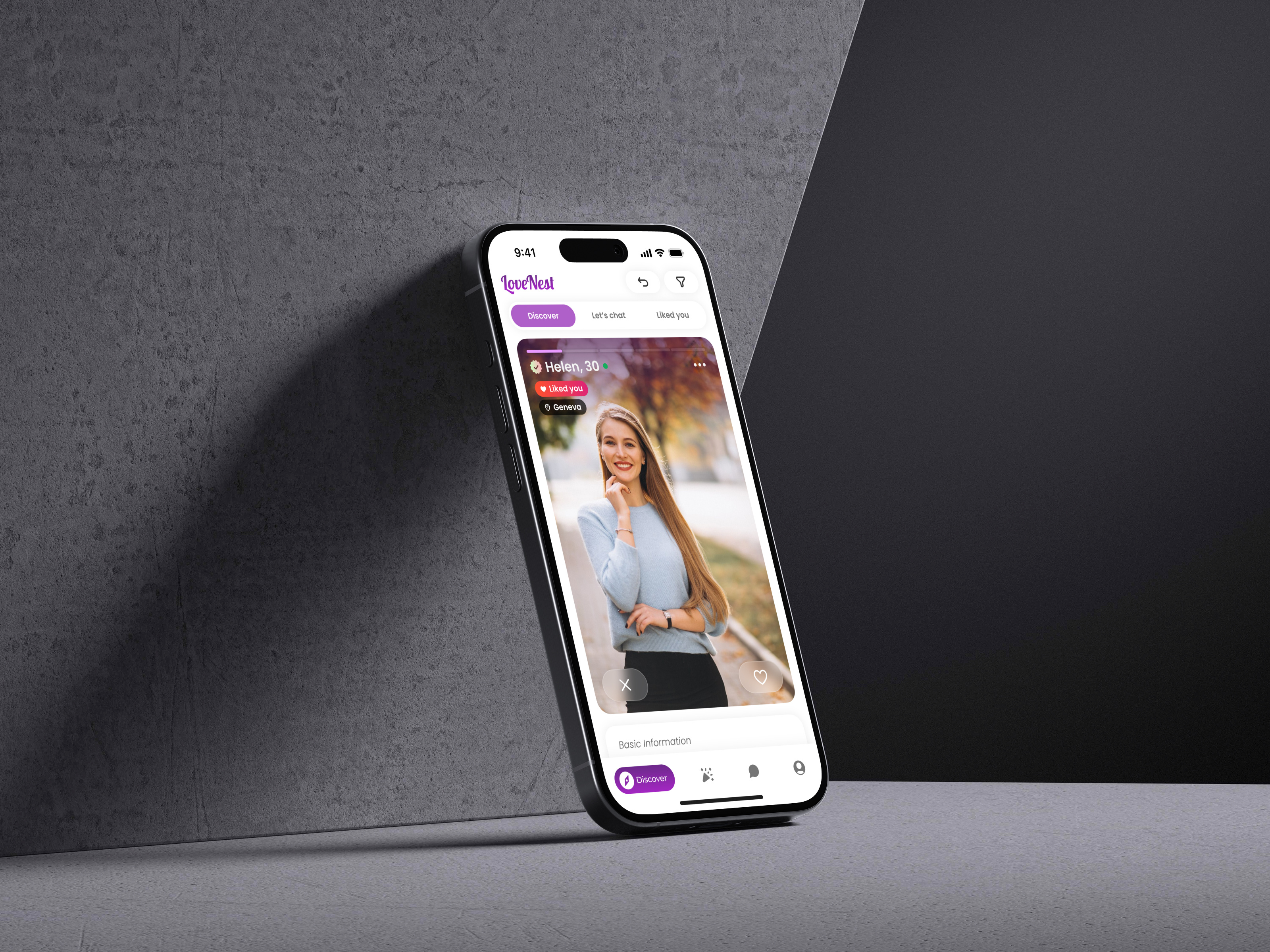 Modern Dating App UI/UX Design & Development by Yurii Lysyshak for LYQX ...