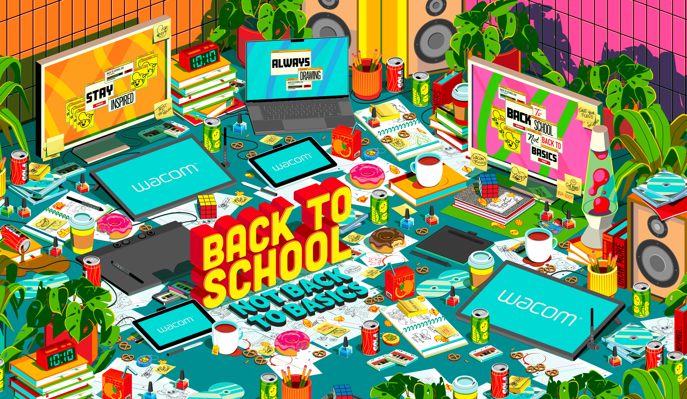 Concept sketch → Final vector illustration ️🖥️ by Tyler Pate on Dribbble