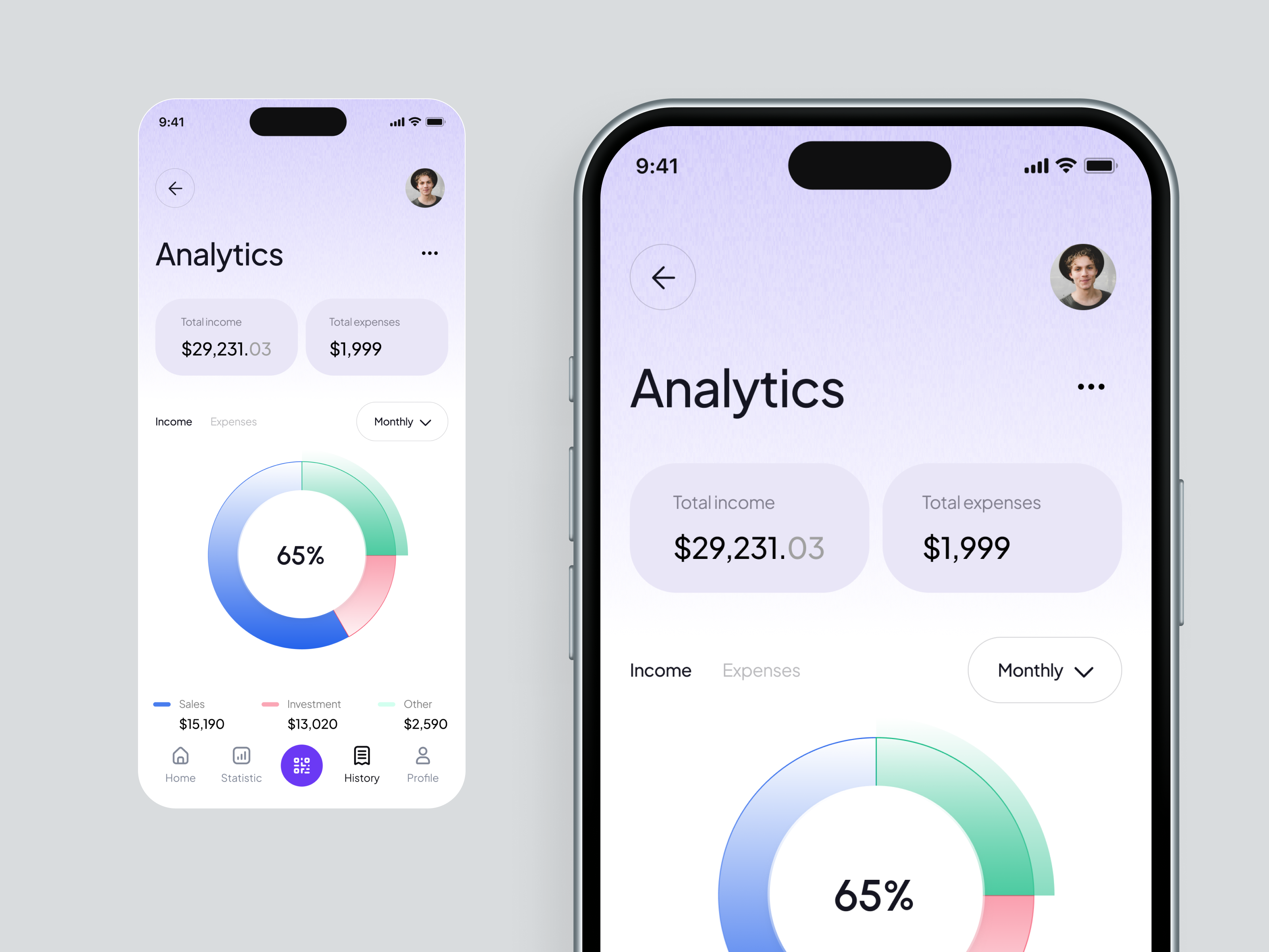 Finance Mobile App by Jumatechs Apps on Dribbble