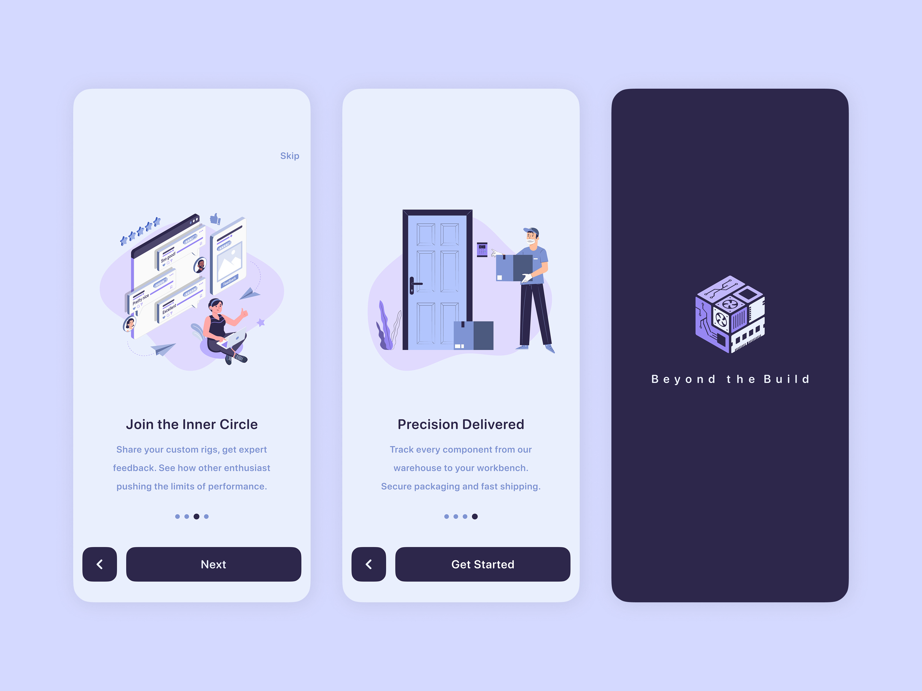 PC Builder App's Onboarding & Splash Screen UI by Shahriar Durjoy on ...
