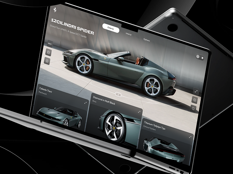 Ferrari Website Redesign – Digital Showroom & Configurator UI by Linkup ...