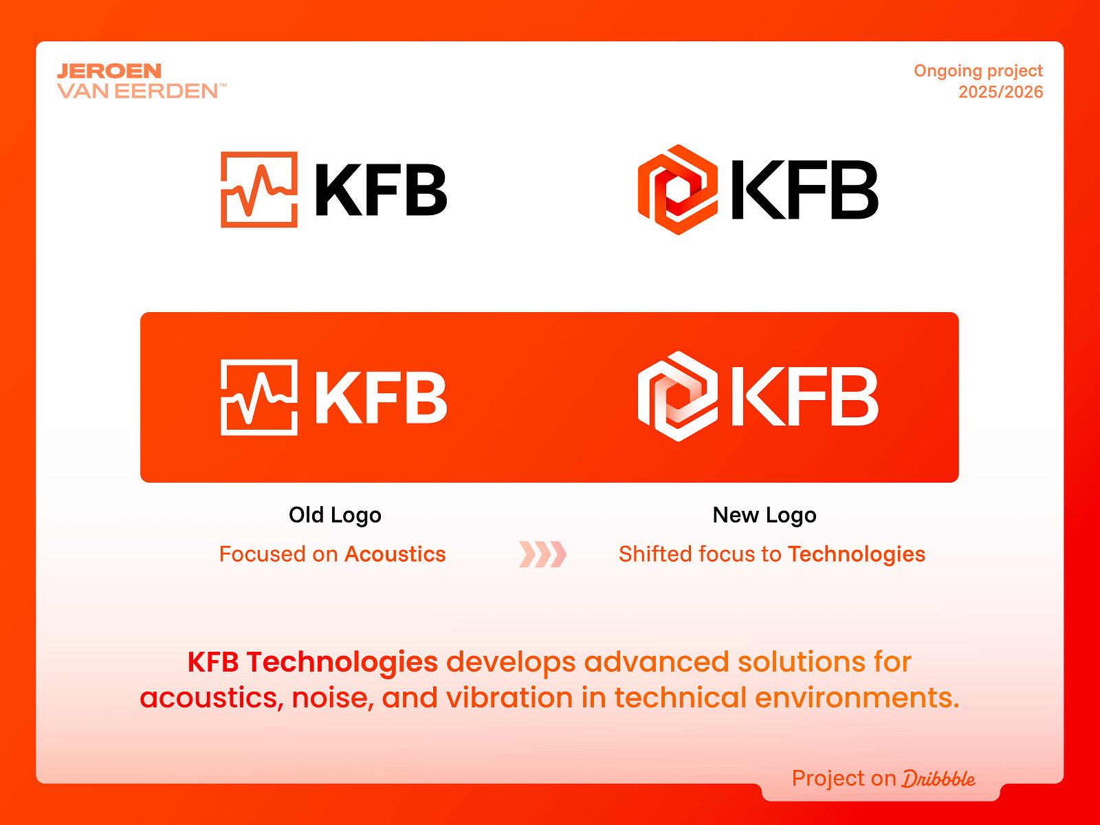 KFB Technologies Logo Redesign by Jeroen van Eerden on Dribbble