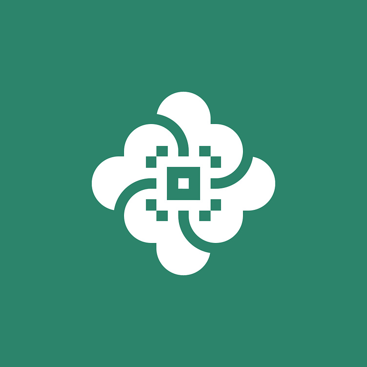 Cloud core logo by Rengga Ryandah on Dribbble