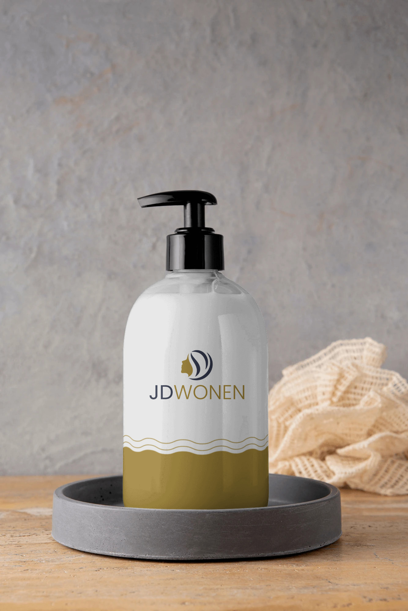 Unique Letter JD with Women Face combination logo concept by ...