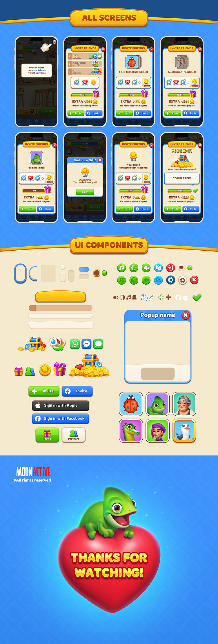 Mobile game match 3 by Red Pixel on Dribbble