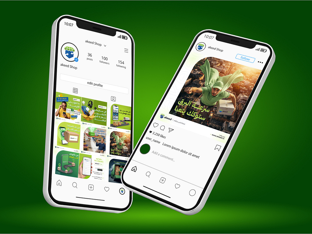 Social Media Post by Yasmina Abdennebi on Dribbble