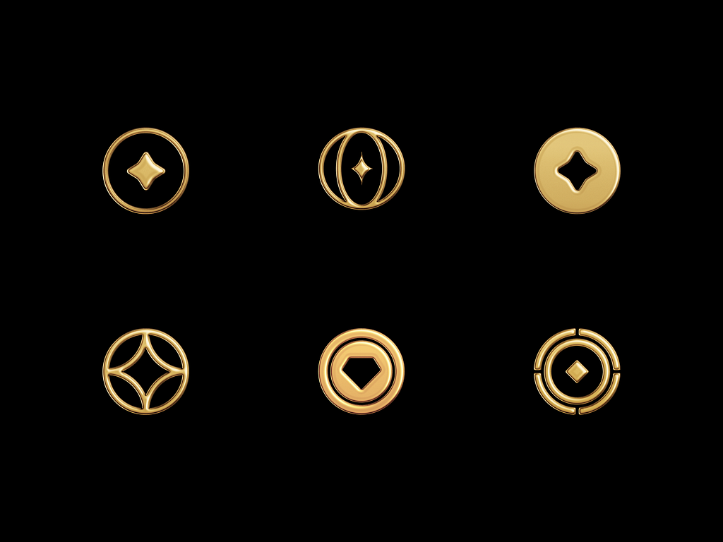 Gold Logomark explorations by Ted Kulakevich on Dribbble