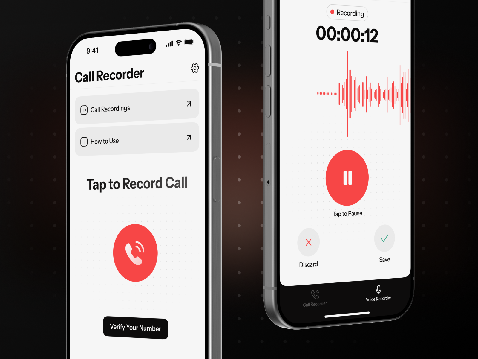 Call & Voice Recorder | Mobile App by Kate Shypovalova on Dribbble
