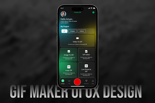 GIF Maker UI UX Design by Iftekhar Saimum on Dribbble