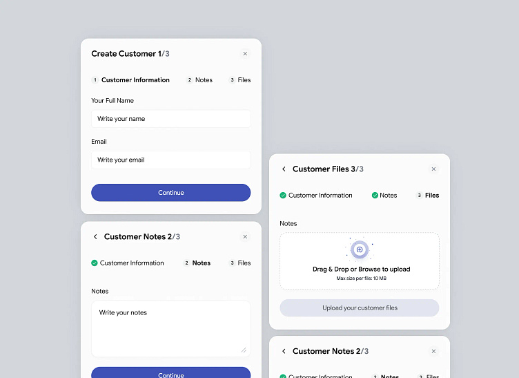 Customer Field by Carlos Santos Martins on Dribbble