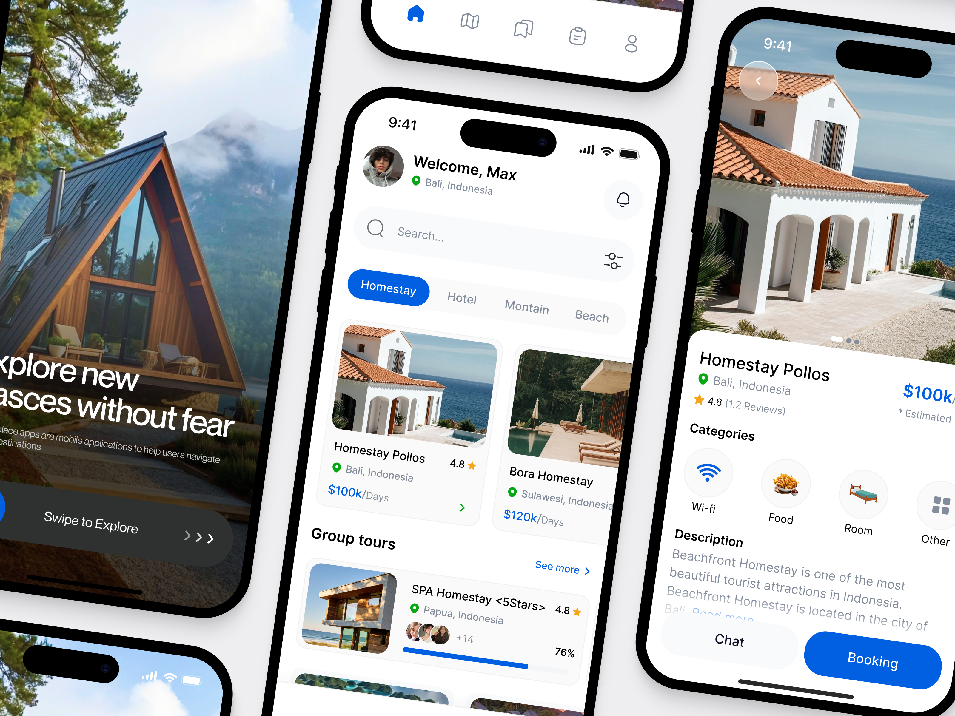 Bookly - Hotel Booking Mobile App by Fanka for Korsa on Dribbble
