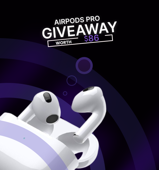 AIRPODS PRO GIVEAWAY Design by Humaix on Dribbble