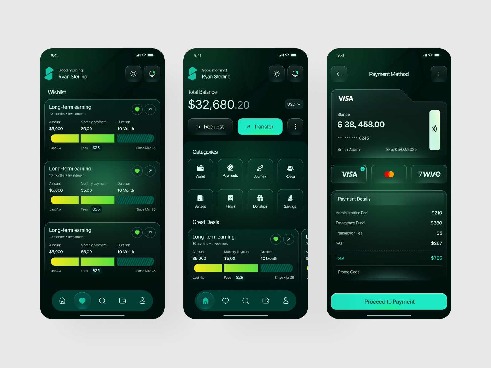 Fintech App Design | Personal Finance & Payments Dashboard by Orbix ...