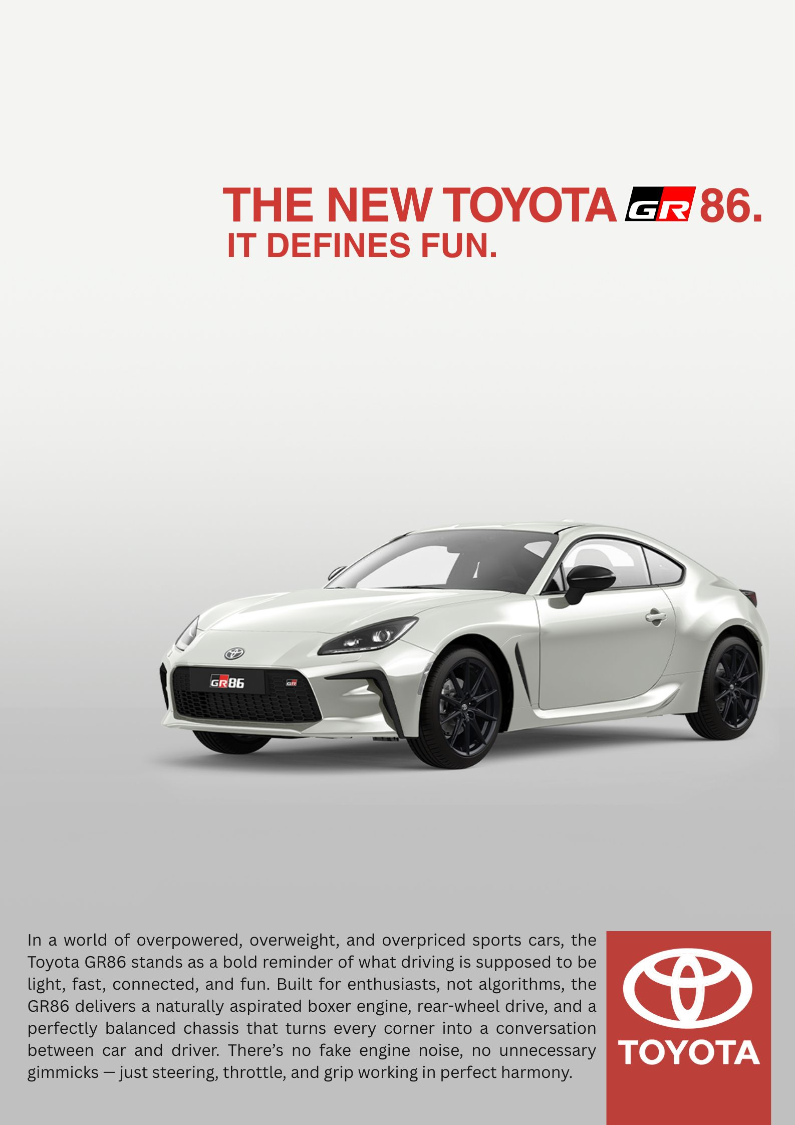 Toyota GR86 Custom Ad Poster by John Carlo Banzuela on Dribbble