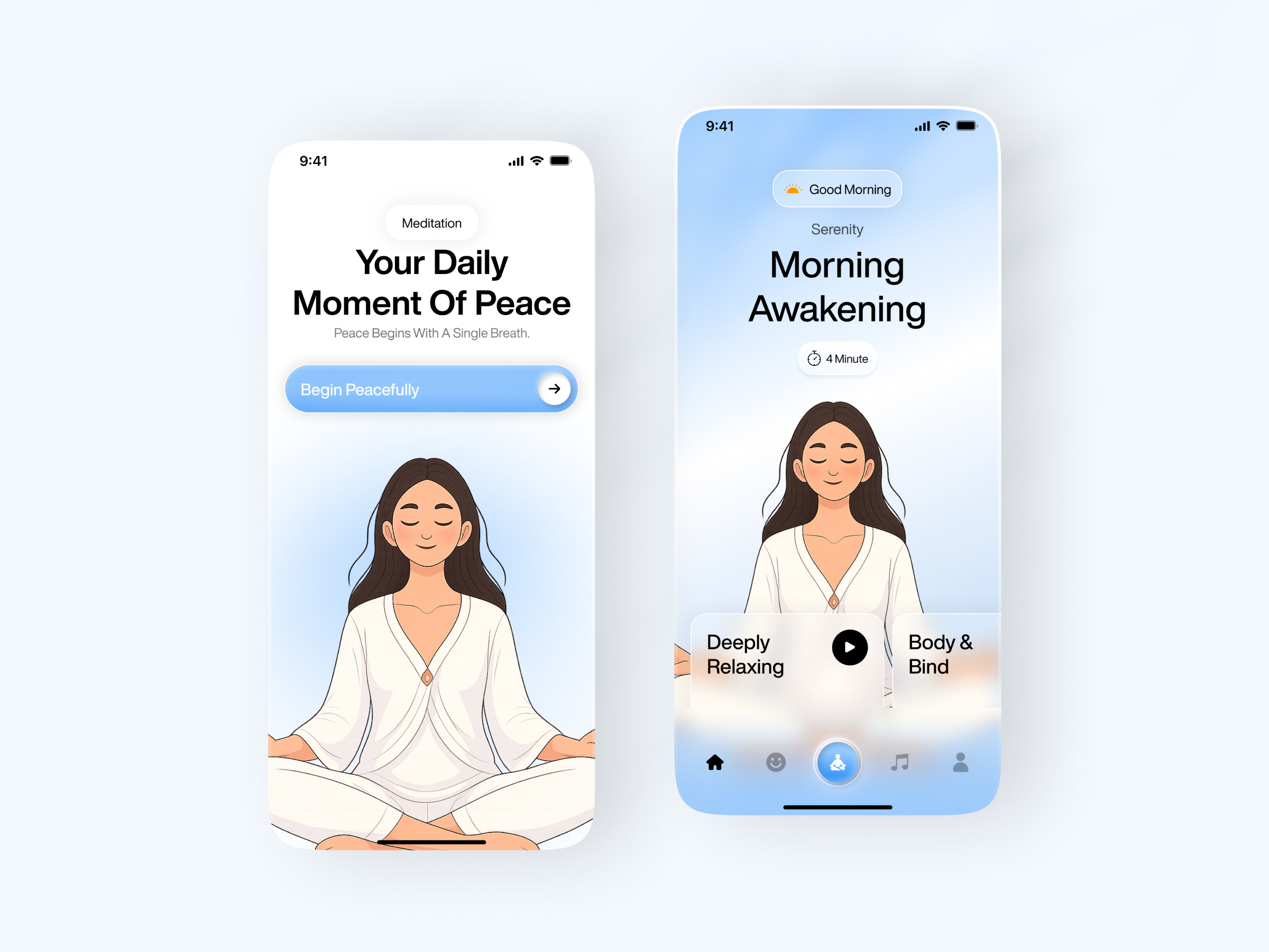 Mindora Mindfulness & Meditation App by Sahil Dobariya on Dribbble