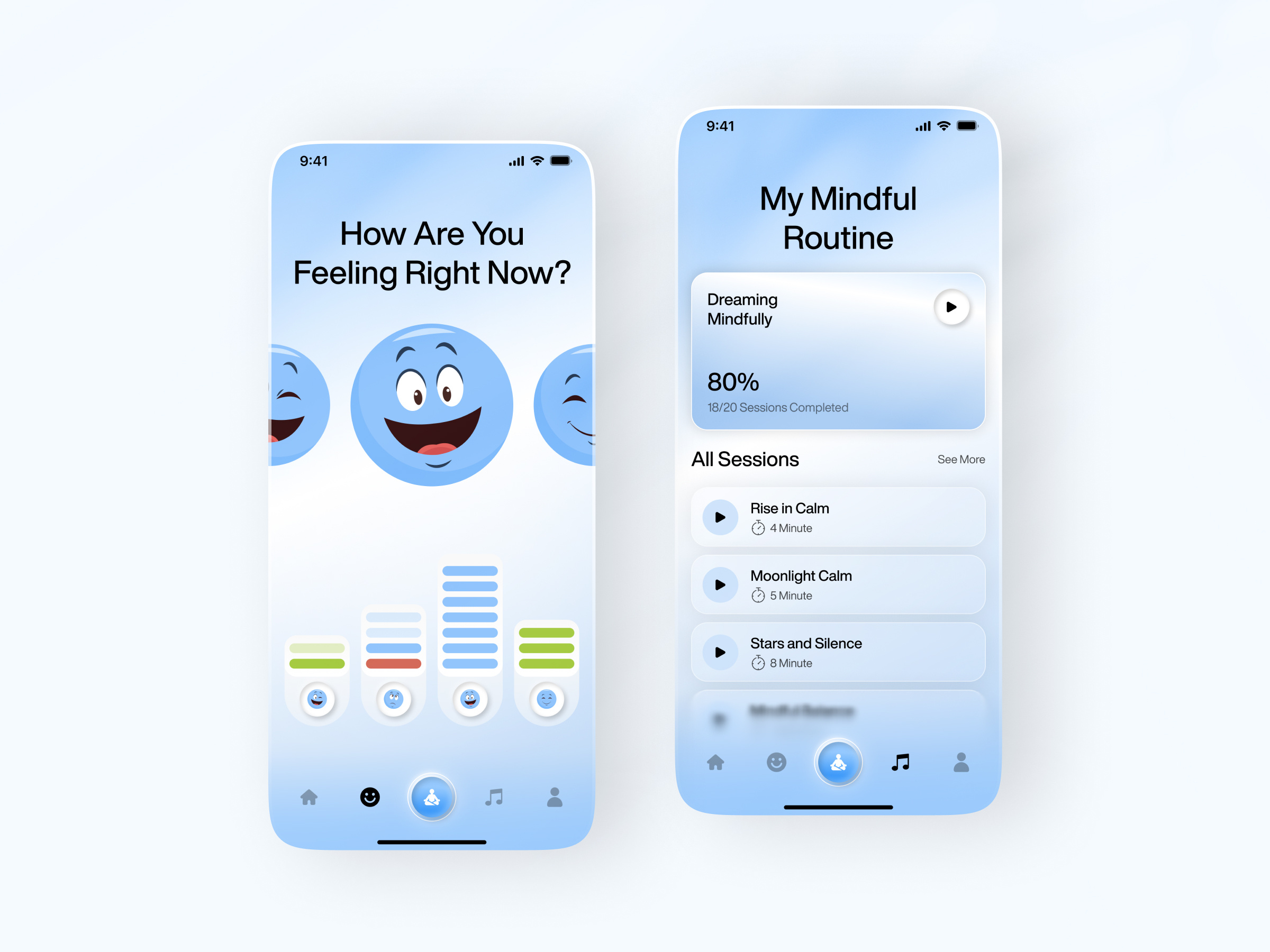 Mindora Mindfulness & Meditation App by Sahil Dobariya on Dribbble