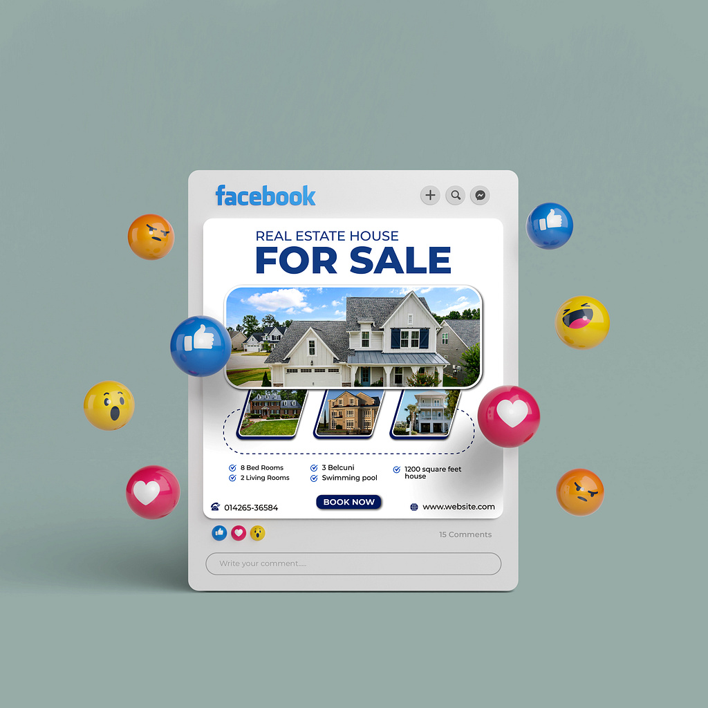 Luxurious real estate social media design by Soyeb Ahmed on Dribbble