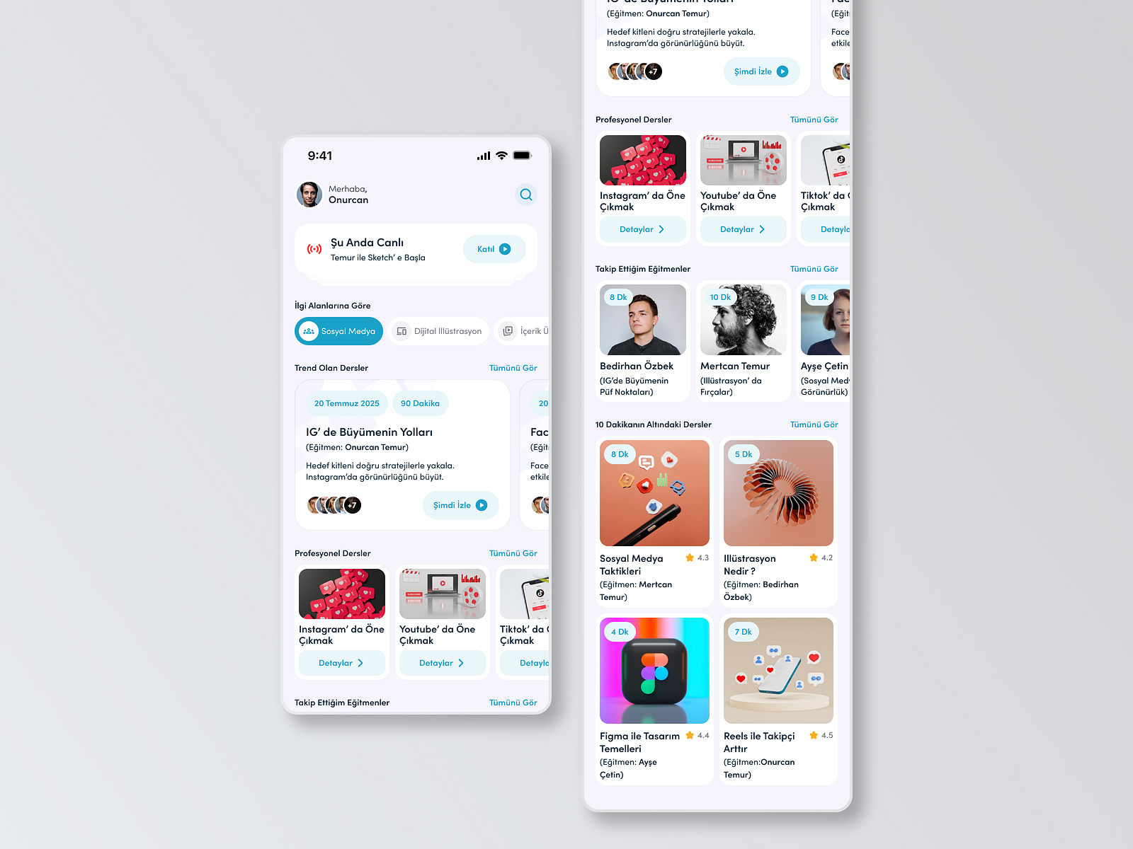 Online Learning App by Onurcan Temur on Dribbble