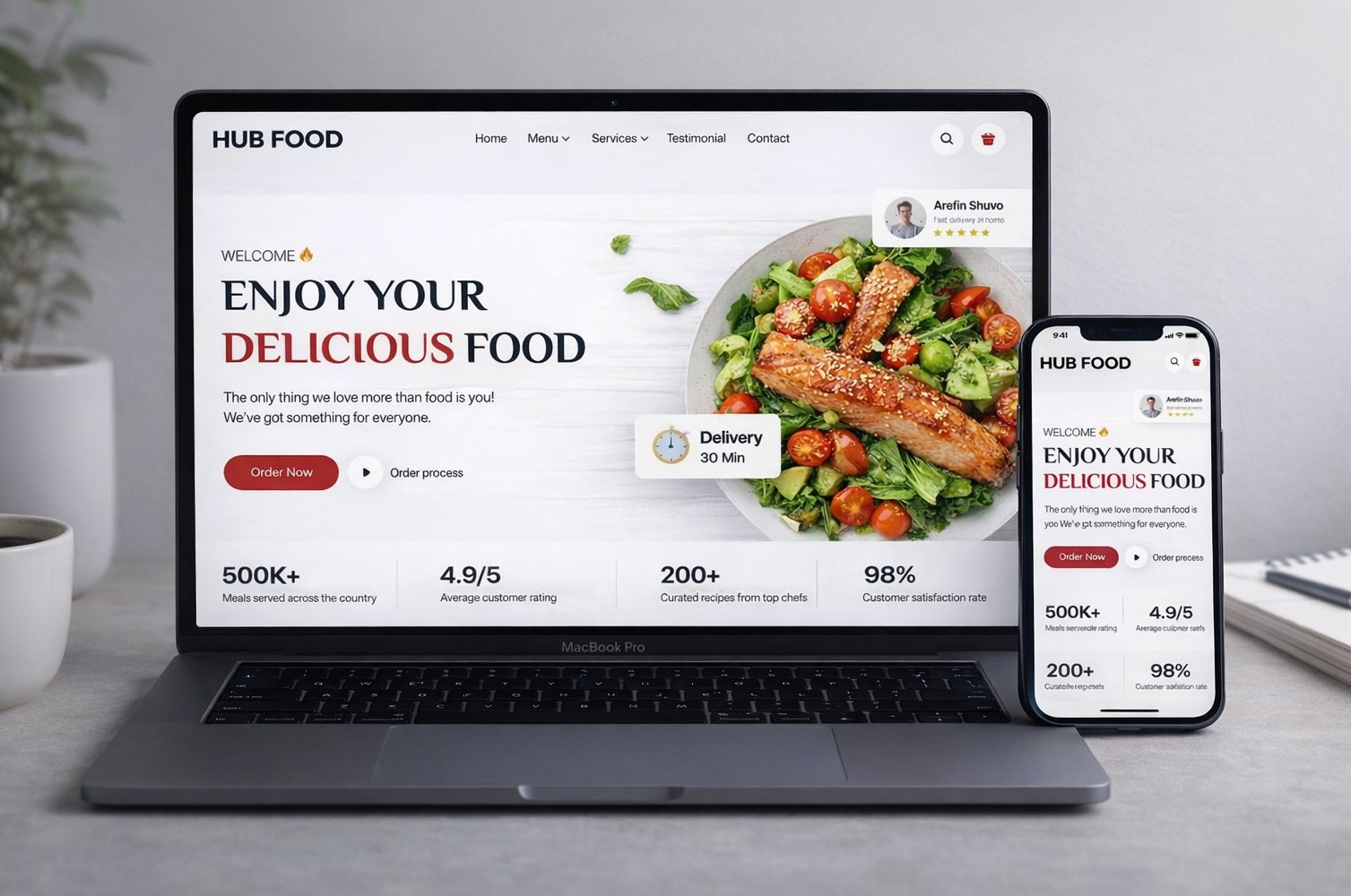 Website ,Food Website,Restaurant ,food Delivery Website Design, by ...