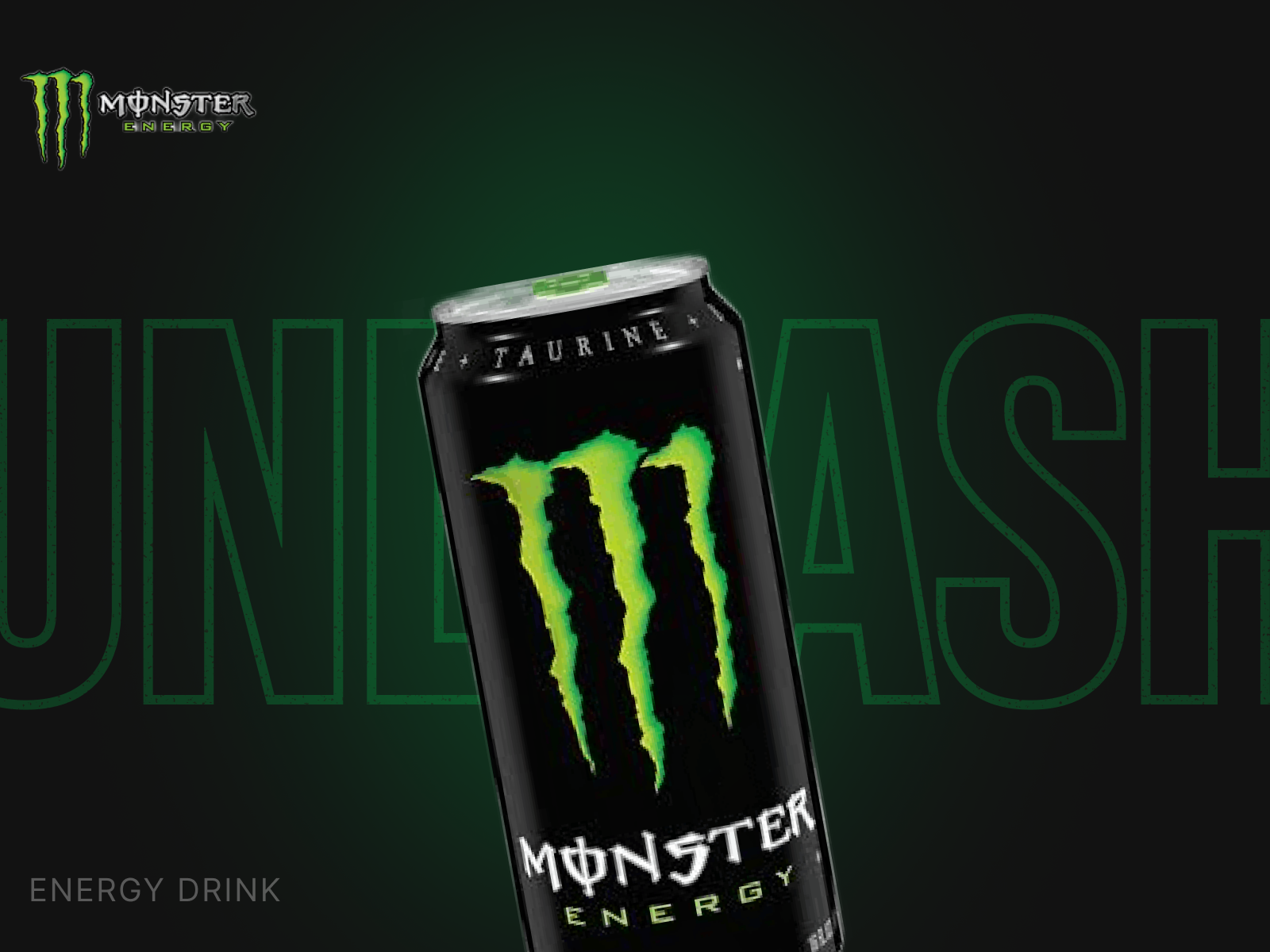 Raw energy, unleashed. A Monster Energy poster concept. by Saniyah Ali ...