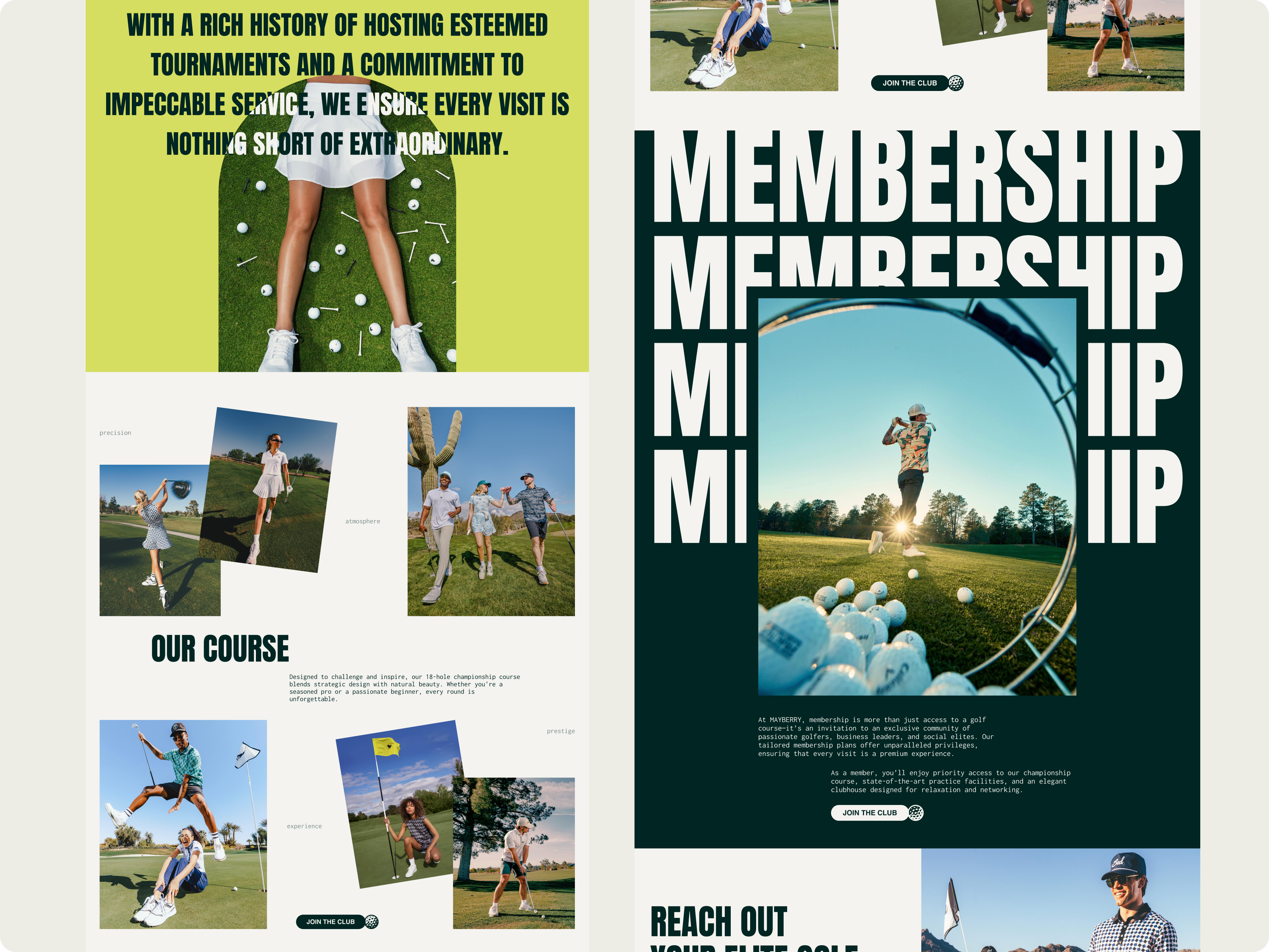 Tennis Club - Premium Landing Page Design by Anastasiia Antonenko on ...