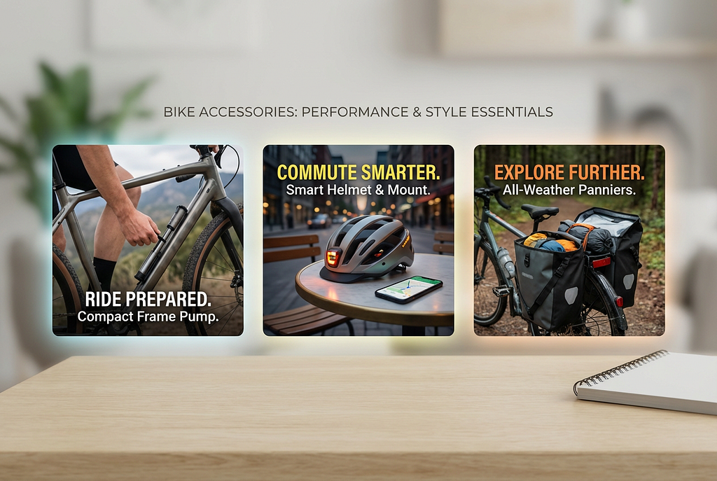 Bike Accessories Showcase, Clean E-commerce UI Concept by Bea Grey on ...