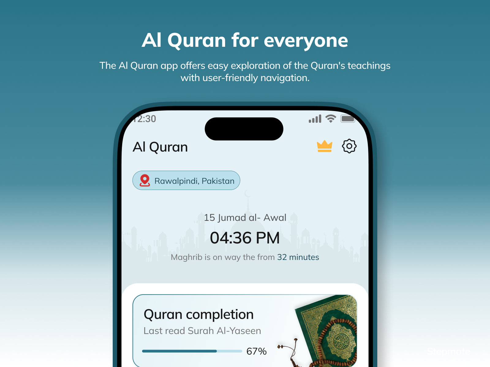 Al Quran – Modern Quran App by Muhammad Uzair Inam on Dribbble