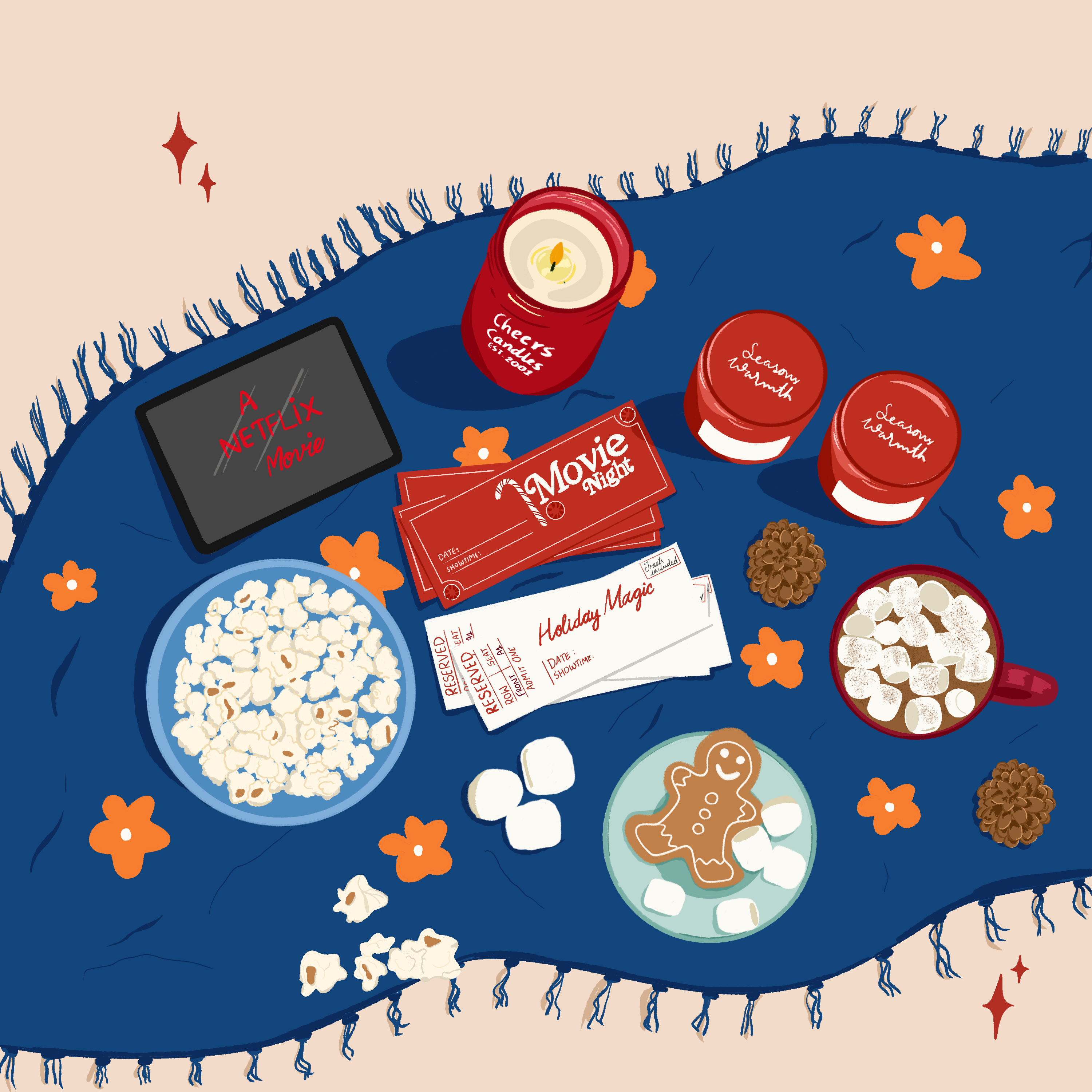 2025 Illustrations- 12 days of creative cheer challenge by Rosie on ...