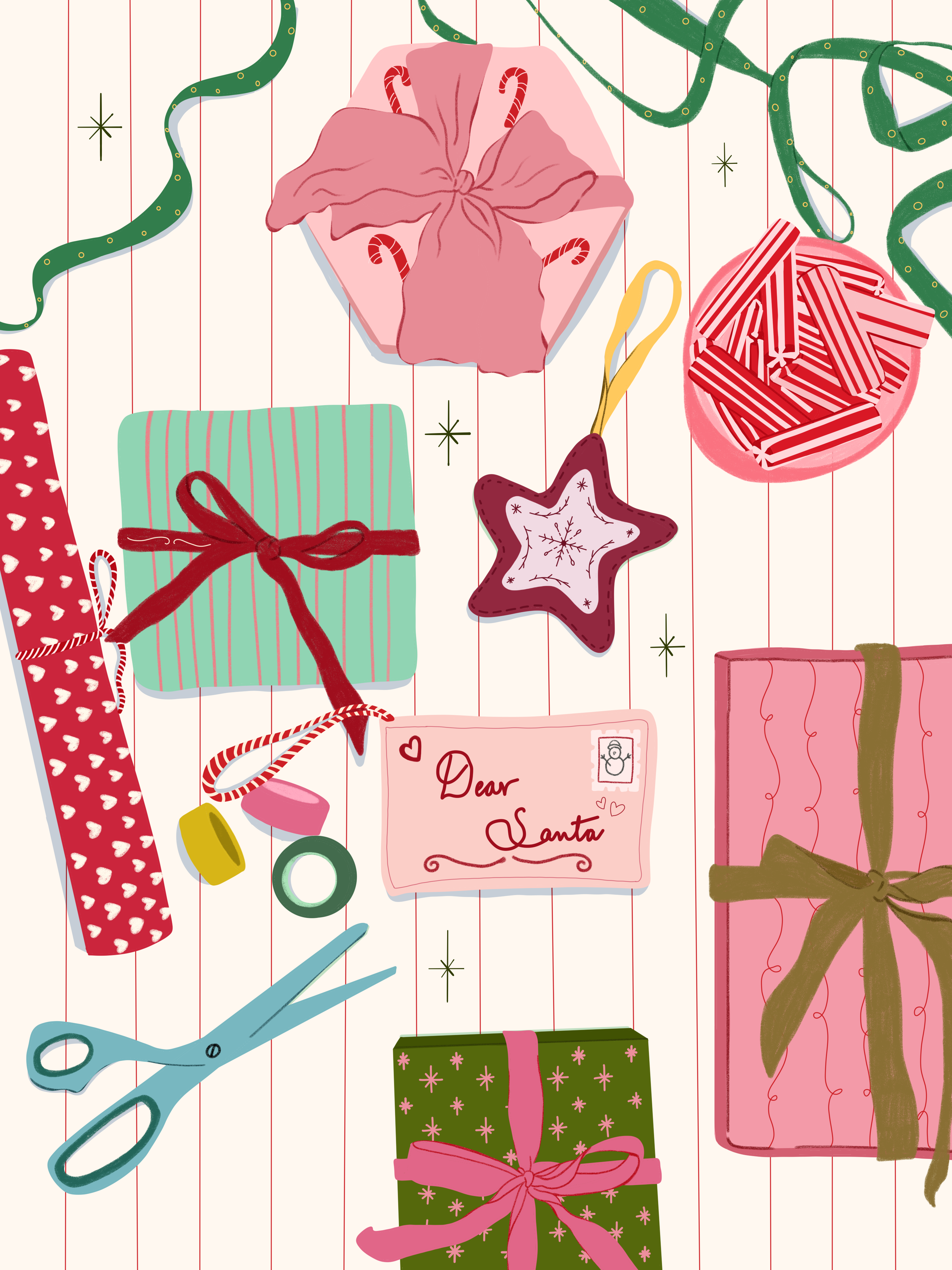 2025 Illustrations- 12 days of creative cheer challenge by Rosie on ...