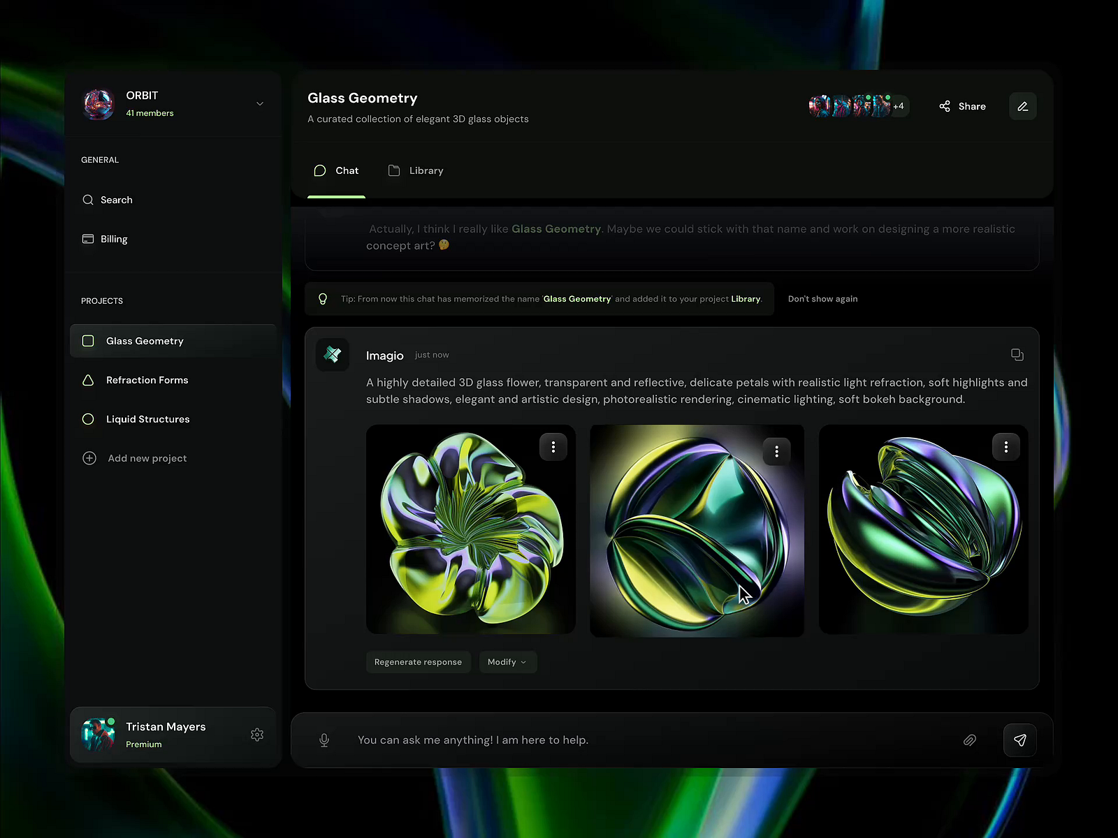 AI Image Generator Dashboard by Kyrylo Soliar for SOLAR Digital on Dribbble