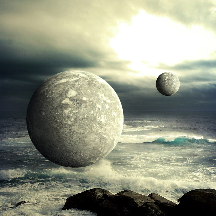 Beautiful Moon photo by Saif Awan on Dribbble
