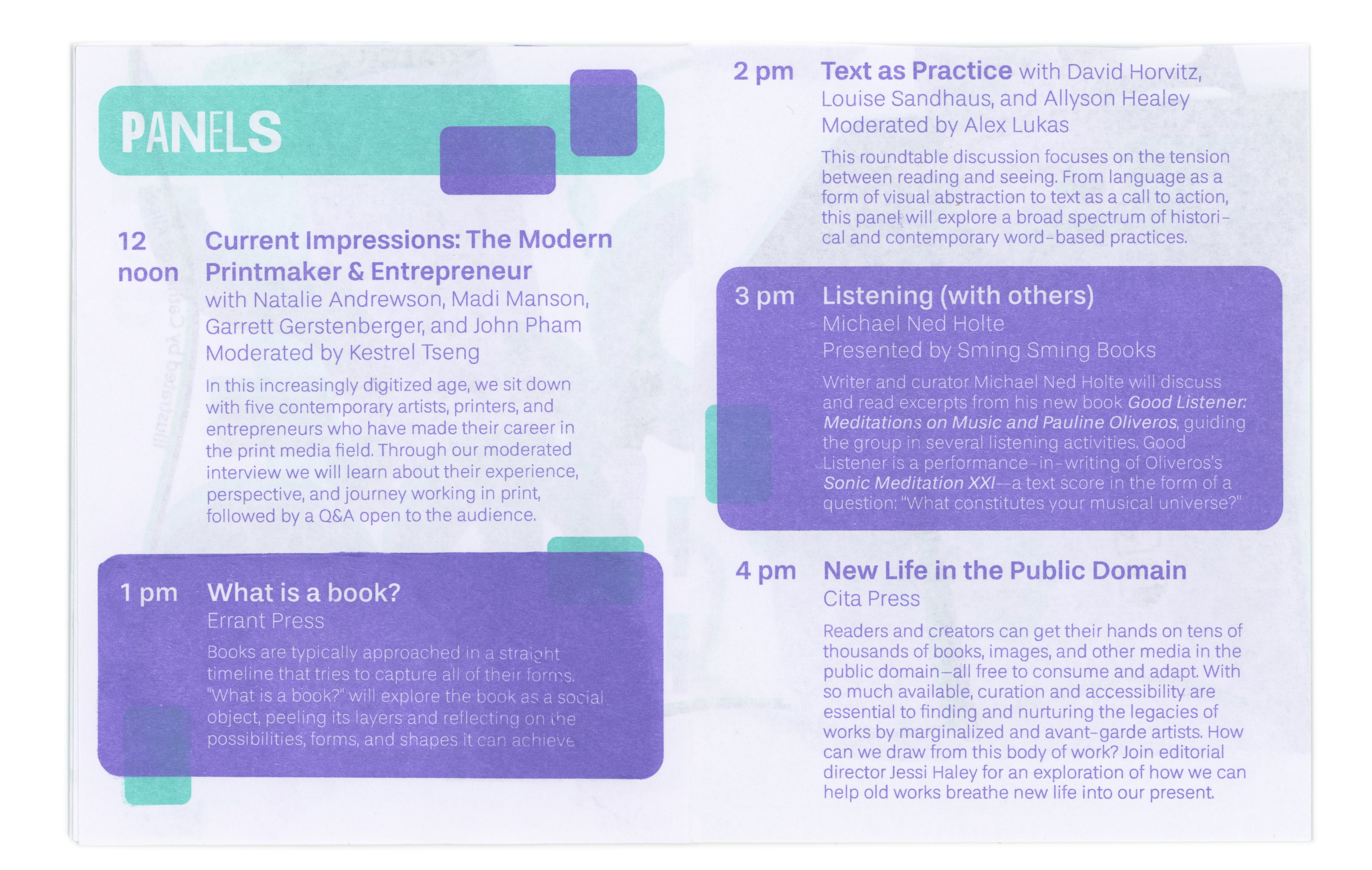 Off Register: Santa Barbara Art Book & Print Fair by Catherine Klicek ...