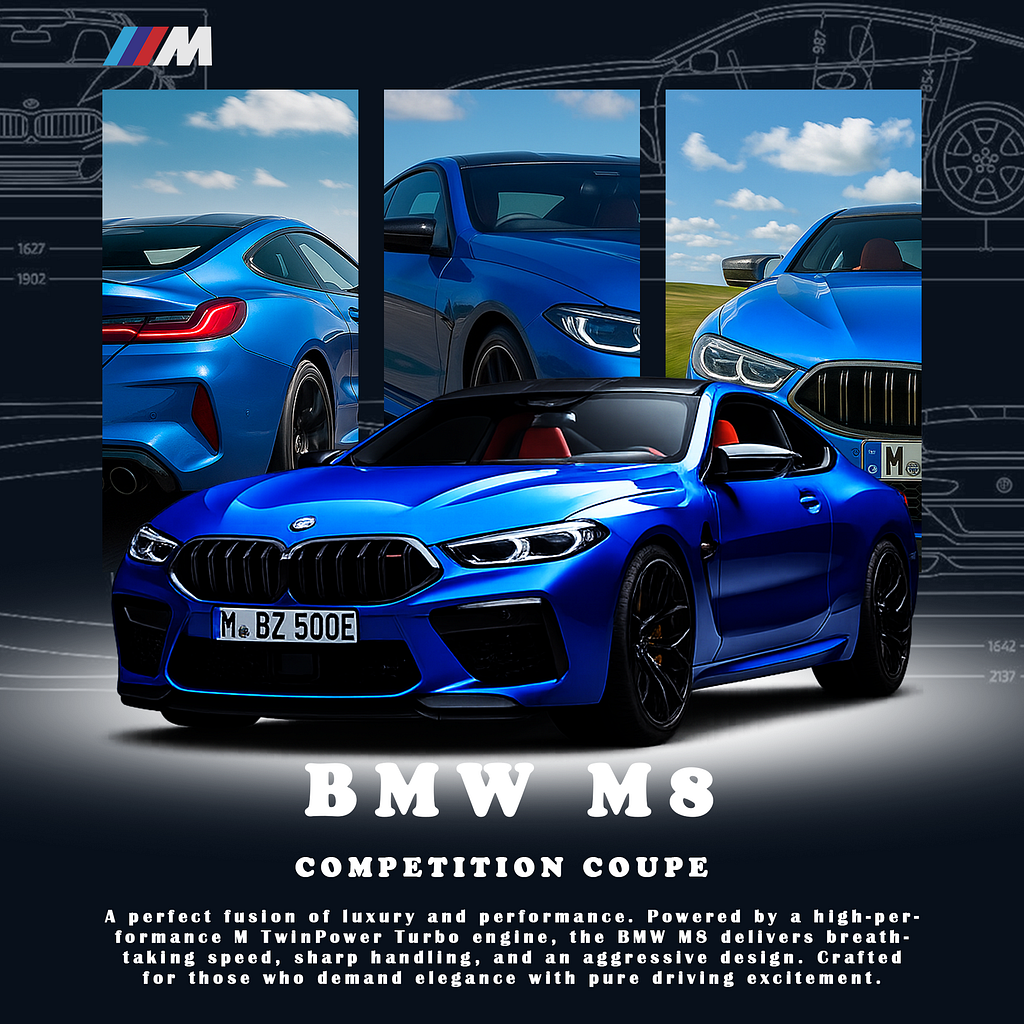 BMW poster Design by Prasim Basnet on Dribbble
