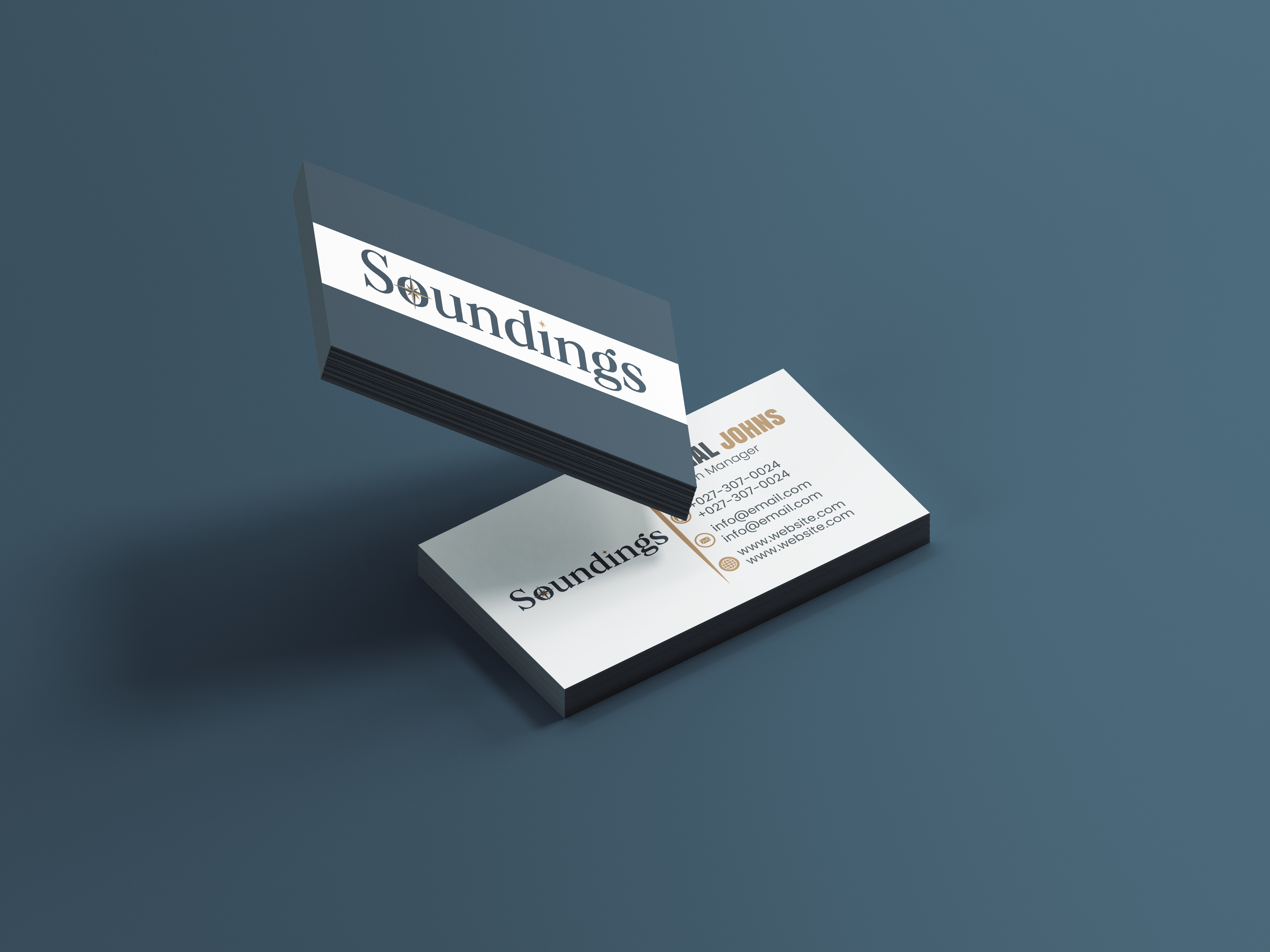 Clean Corporate Business Card Design Template. by Tahsin Rahman Razin ...