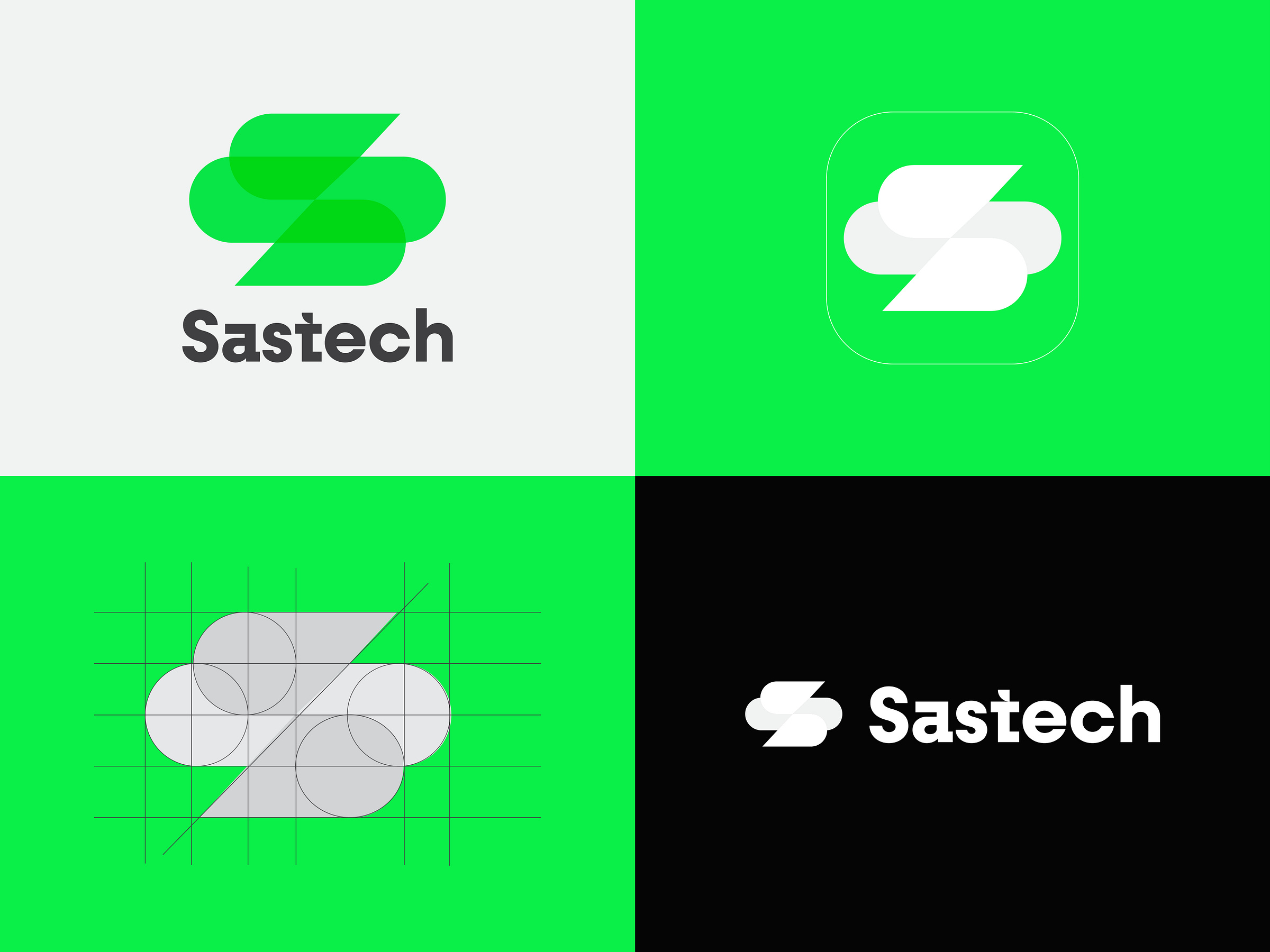 Overlapping Initial Letter 'S' Logo Design by SALMA on Dribbble