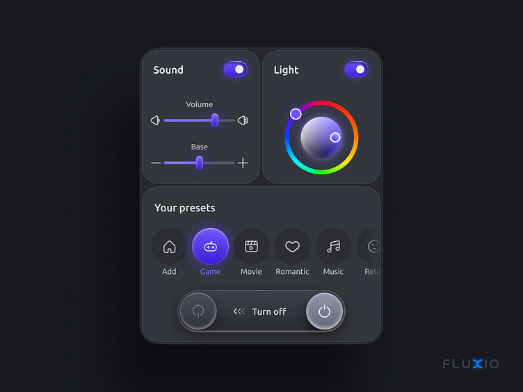 Control panel by Mehran Malekpour on Dribbble