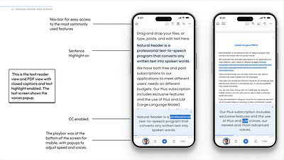 Browse thousands of Text Reader images for design inspiration | Dribbble