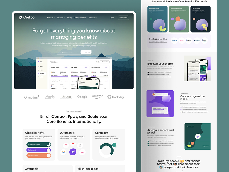 Global Employee Benefits Platform UI Design by Sharon Ahmed UI UX ...