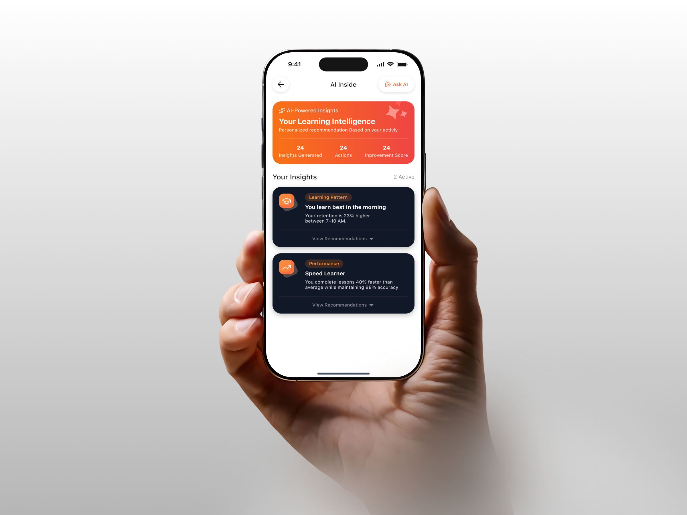Education app design by Mostafizur Rahaman on Dribbble
