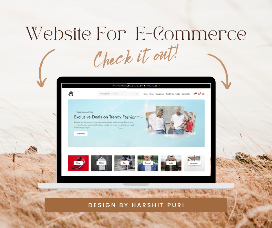Modern E-Commerce Website UI Design by Harshit Puri on Dribbble