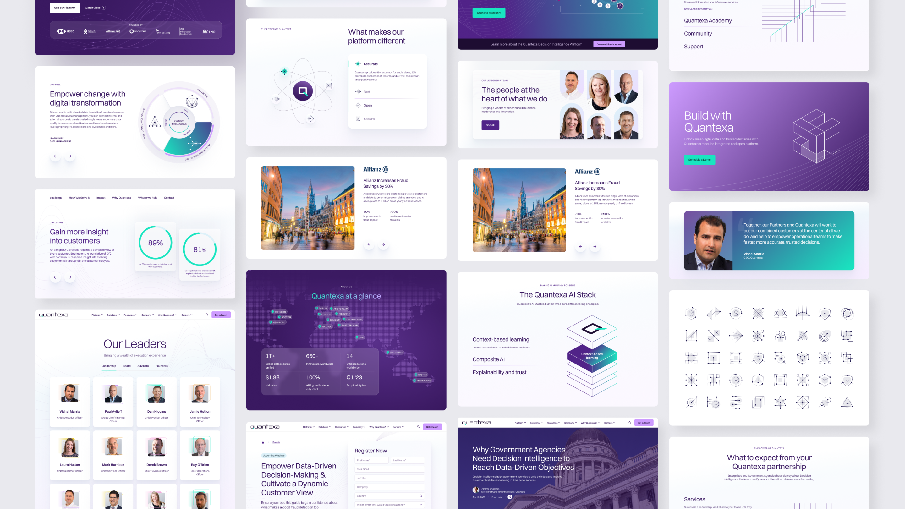 [Case Study] Enterprise Website Design for Quantexa by Ramotion on Dribbble